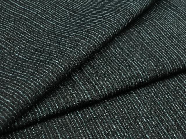 平和屋着物▽男性　紬　単衣　縞　正絹　逸品　AABB5234jh