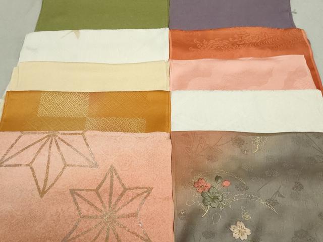 平和屋着物★和装小物　帯揚げ10枚セット　正絹　逸品　DAAV8208by