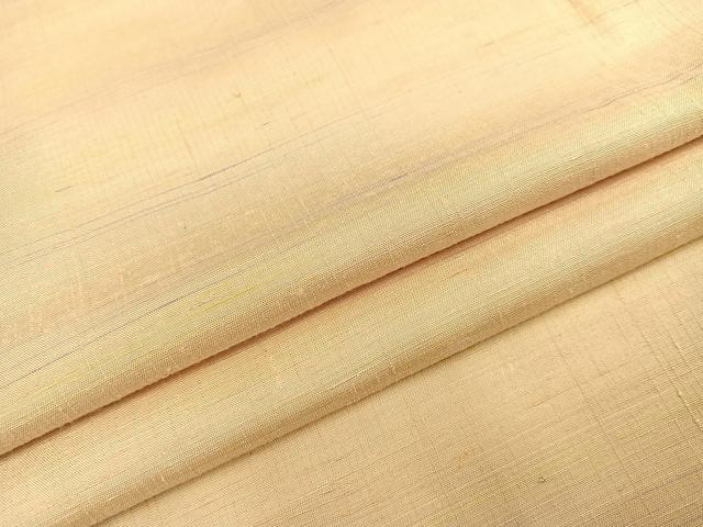 平和屋着物●紅花紬　米沢　霞文　正絹　逸品　AABB6286ph