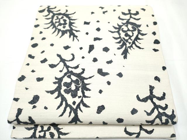 平和屋着物●全通柄　本袋帯　花唐草文　正絹　逸品　CAAY2780hy