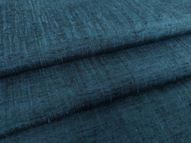 平和屋着物●男性　紬　キングサイズ　紺地　正絹　逸品　未使用　DAAY1104ps