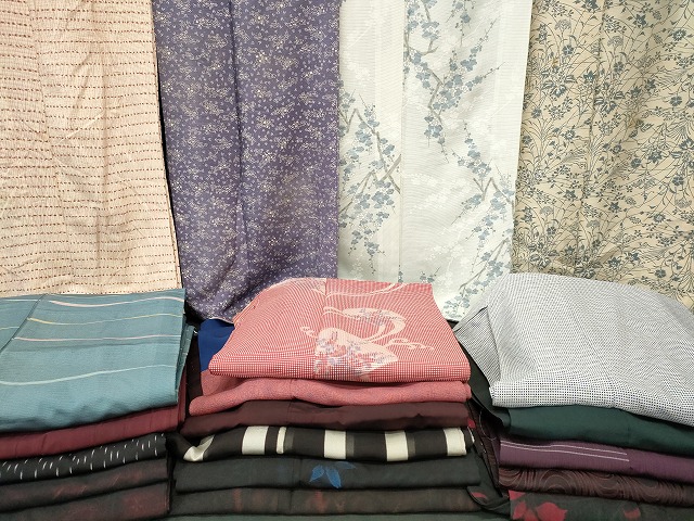 平和屋本店■夏物 小紋 絽 紗 まとめて20点 蝶 花柄 着用可能多数 全て正絹 se3724