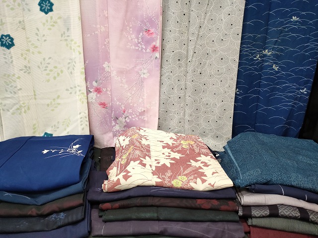 平和屋本店■夏物 小紋 絽 紗 まとめて20点 花柄 暈し染め 絞り 着用可能多数 全て正絹 se3725