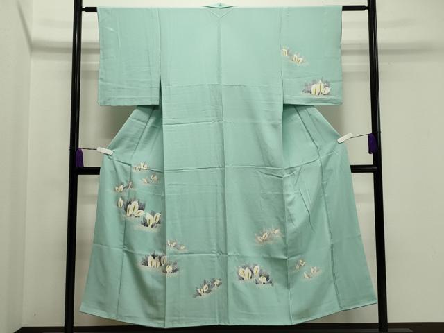 平和屋着物●訪問着　カラー　胴抜き仕立て　正絹　逸品　CAAY8125gh