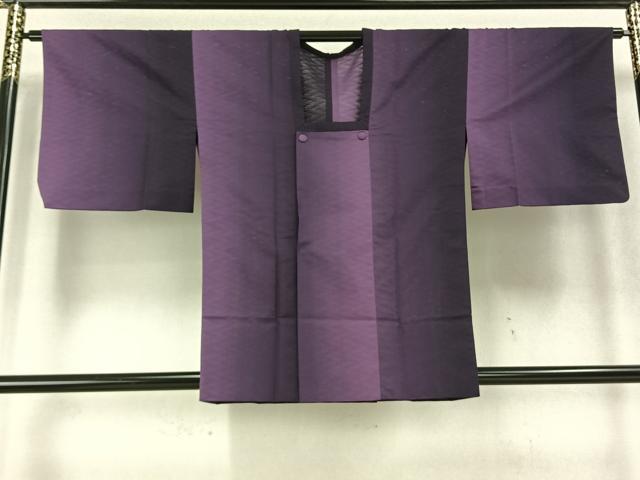 平和屋着物▽道行コート　スリーシーズン　春夏秋　塵除け　霞文　反端付き　正絹　逸品　AABC0505fy