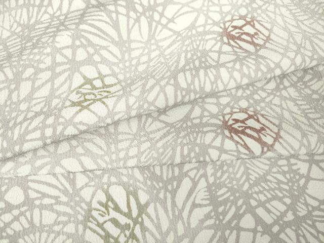 平和屋着物●小紋　草葉動物文　りす　洗える着物　DAAX3770az