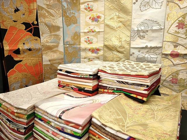 平和屋本店■袋帯 西陣 まとめて100点 鳳凰 向かい鶴 向かい蝶 花柄 佐賀錦 金銀糸 など 着用可能多数 未使用品あり 全て正絹 se3751
