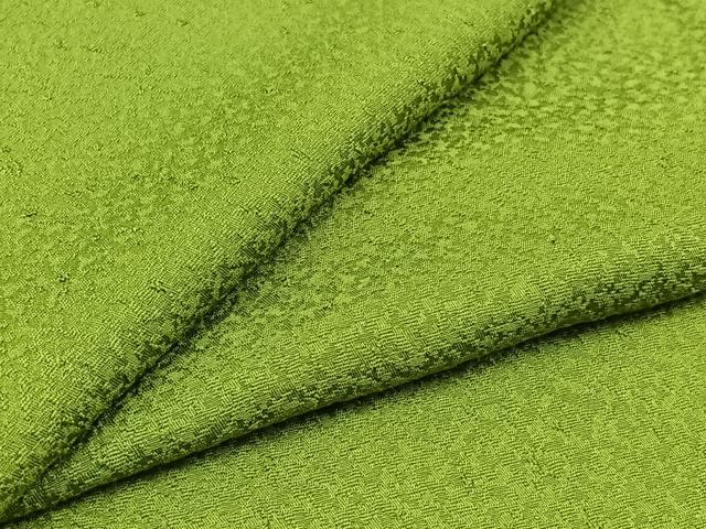 平和屋着物▽上質な色無地　単衣　青丹色　正絹　逸品　AABC6799jh