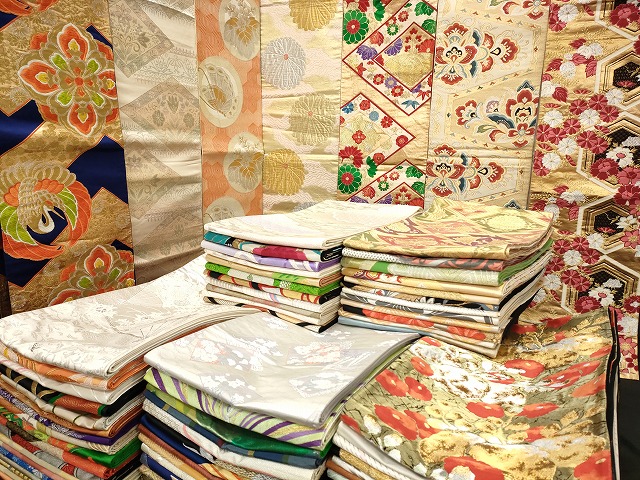 平和屋本店■袋帯 西陣 まとめて100点 鶴 蝶 更紗 花柄 宝相華 佐賀錦 金銀糸 など 着用可能多数 未使用品あり 全て正絹 se3761