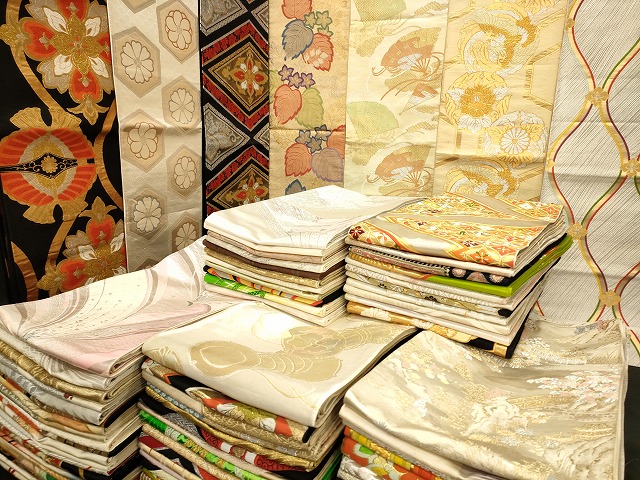 平和屋本店■袋帯 西陣 まとめて100点 鳳凰 人物 向かい蝶 風景 花柄 七宝 宝相華 楽器 佐賀錦 金銀糸 など 未使用品あり 全て正絹 se3767