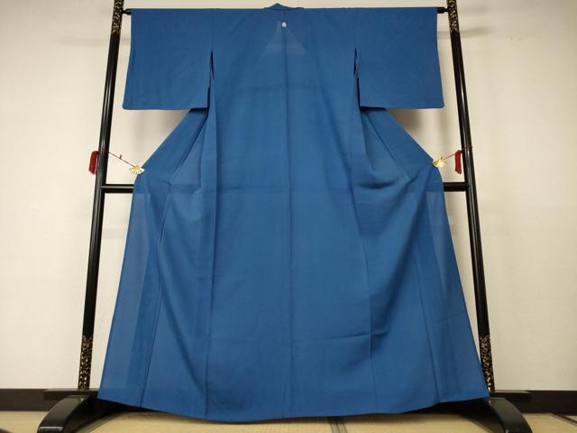 平和屋着物＊夏物　色無地　絽　薄縹色　正絹　逸品　AABC6970jd