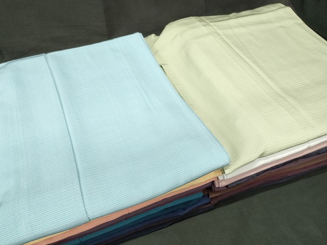 平和屋本店■夏物 色無地 絽 紗 まとめて20点 花柄 杢目 立波 紋紗 着用可能多数 全て正絹 se3771