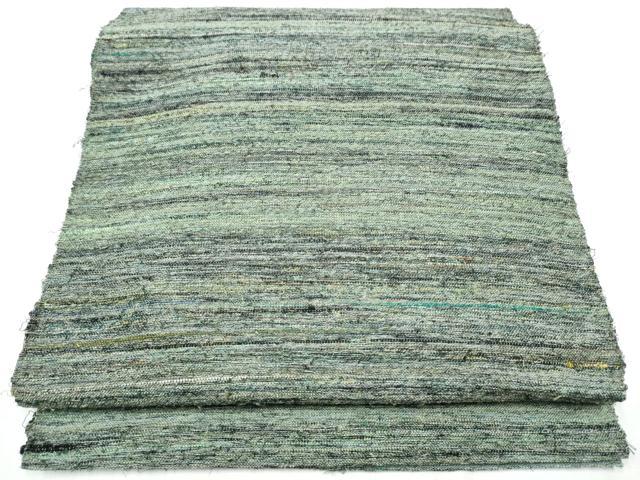 平和屋着物●八寸名古屋帯　紬地　霞文　正絹　逸品　CAAZ4346hy