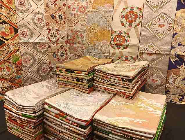 平和屋着物■袋帯 西陣 まとめて100点 鳳凰 鶴 蝶 風景 花柄 宝相華 寿字 金銀糸 など 着用可能多数 未使用品あり 全て正絹 mmm001