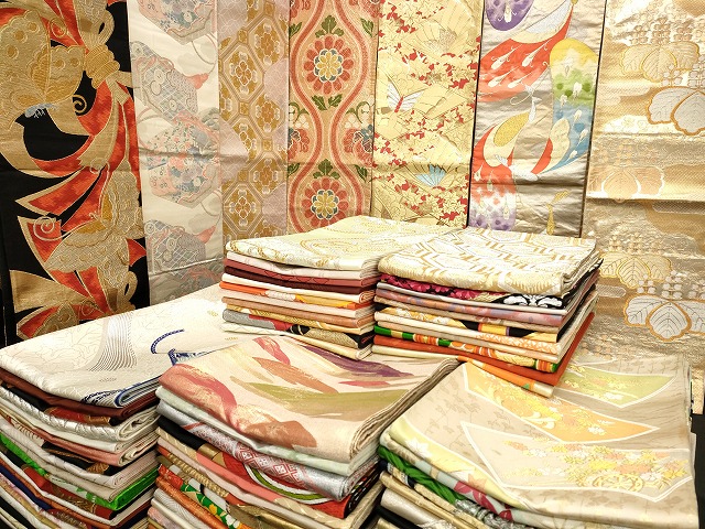 平和屋本店■袋帯 西陣 まとめて100点 孔雀 蝶 風景 花柄 宝相華 佐賀錦 金銀糸 など 着用可能多数 未使用品あり 全て正絹 se3782
