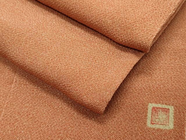 平和屋着物●江戸小紋　作家物　鮫小紋柄　鬼しぼ縮緬　ロング丈　正絹　逸品　CABA1290gh