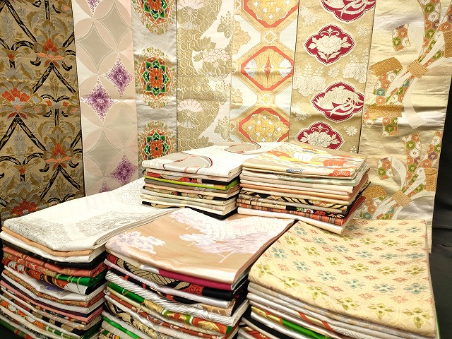 平和屋本店■袋帯 西陣 まとめて100点 鳳凰 孔雀 向かい蝶 更紗 七宝 宝相華 正倉院 佐賀錦 岡文織物 金銀糸 未使用品あり 全て正絹 se3785