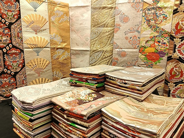 平和屋着物■袋帯 西陣 まとめて100点 鳳凰 向かい鶴 鴛鴦 向かい蝶 更紗 宝相華 佐賀錦 金銀糸 など 未使用品あり 全て正絹 mmm015