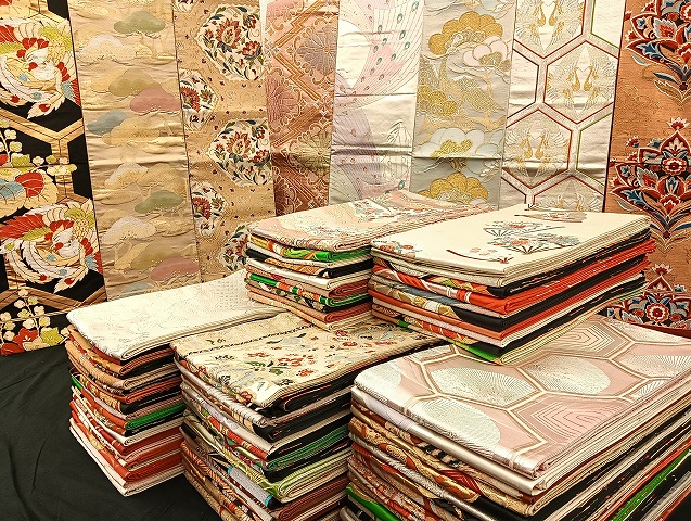 平和屋着物■袋帯 西陣 まとめて100点 鳳凰 向かい鶴 雉 孔雀羽 更紗 宝相華 金銀糸 など 着用可能多数 未使用品あり 全て正絹 mmm024