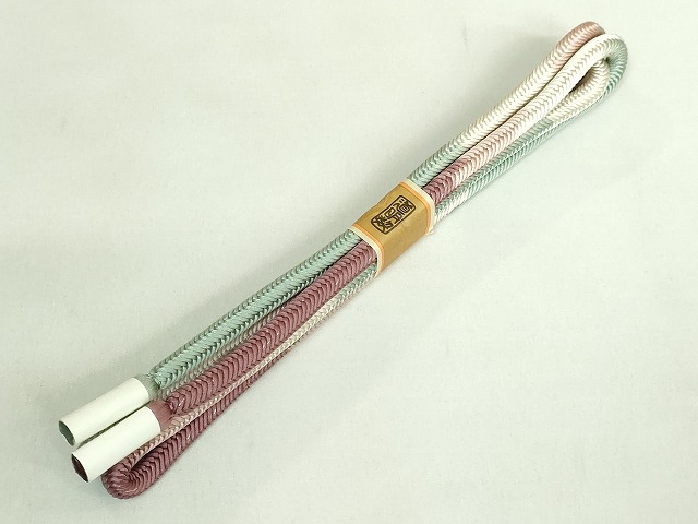 平和屋本店■極上　有職組紐道明　帯締め　奈良組　金糸　宮内庁御用　国立博物館御用　東京芸術大学御用　逸品　未使用　DZAA11388kh5