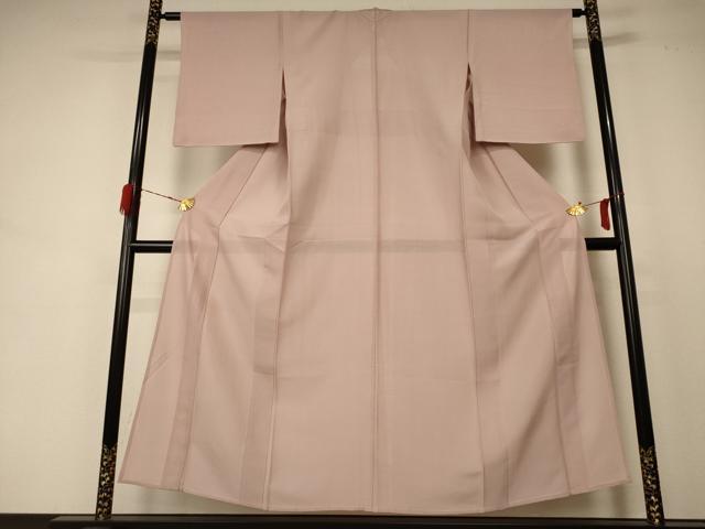 平和屋着物＊夏物　色無地　絽　洗柿色　正絹　逸品　AABD3379jd