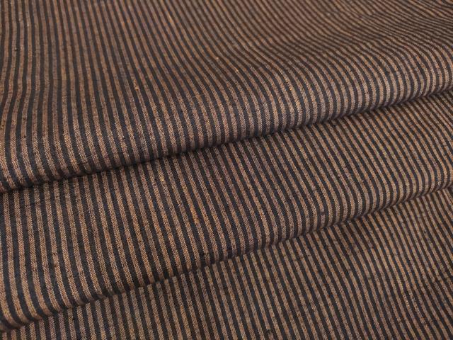 平和屋着物●男性　紬　縞　正絹　逸品　DAAY9262az