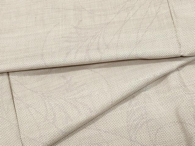 平和屋着物●本場大島紬　白大島　7マルキ　草木文　正絹　逸品　CAAZ8373vf