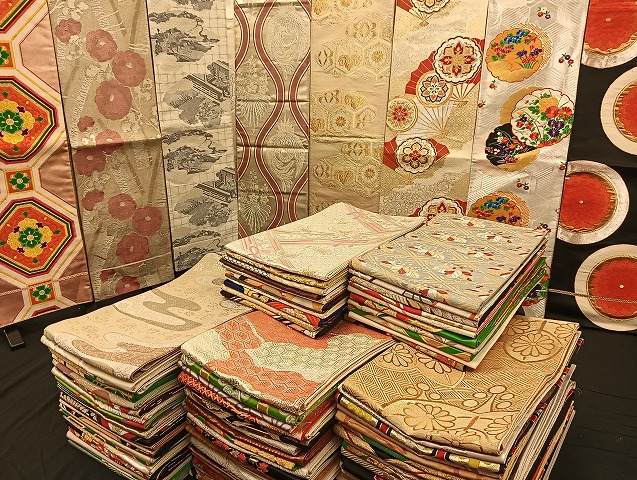 平和屋着物■袋帯 西陣 まとめて100点 鳳凰 人物 向かい蝶 風景 花柄 七宝 正倉院 金銀糸 など 着用可能多数 未使用品あり 全て正絹 mmm060