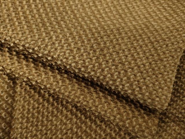 平和屋着物●大変加工の良い小紋　総絞り　正絹　逸品　AABD1134ck