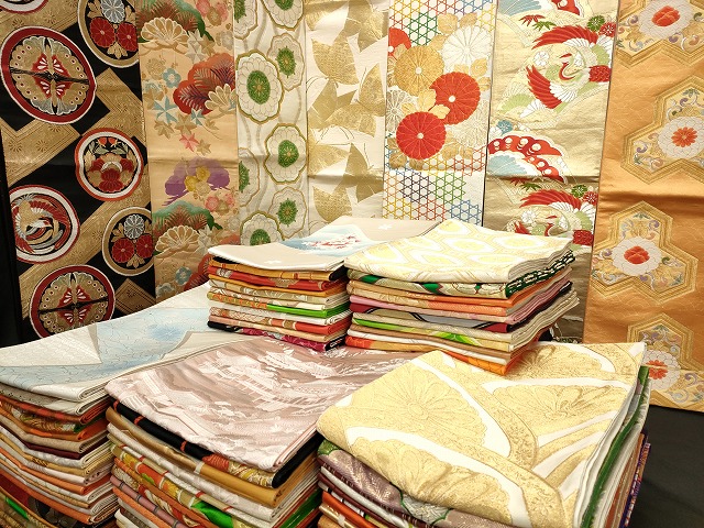 平和屋本店■袋帯 西陣 まとめて100点 鳳凰 鶴 向かい蝶 風景 花柄 宝相華 正倉院 手描き 金銀糸 など 未使用品あり 全て正絹 se3798