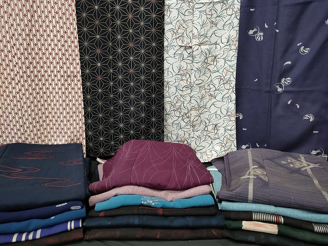 平和屋本店■夏物 小紋 絽 紗 まとめて20点 成り物 麻の葉文様 絞り 着用可能多数 全て正絹 se3804