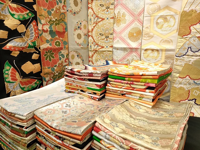 平和屋本店■袋帯 西陣 まとめて100点 鳳凰 鴛鴦 蝶 更紗 花柄 正倉院 佐賀錦 金銀糸 など 着用可能多数 未使用品あり 全て正絹 se3810