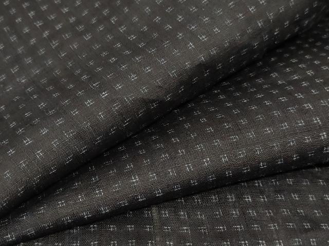 平和屋着物＊夏物　重要無形文化財　本場宮古上布　男性　絣柄　苧麻　逸品　AABE1398jd