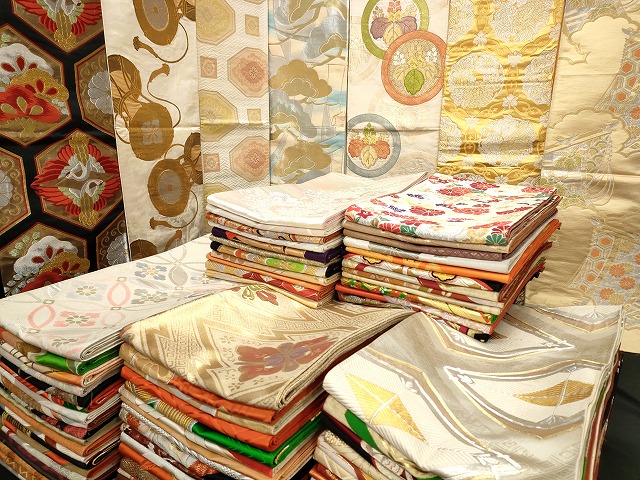 平和屋本店■袋帯 西陣 まとめて100点 向かい鶴 鴛鴦 花柄 七宝 宝相華 楽器 佐賀錦 金銀糸 など 未使用品あり 全て正絹 se3829