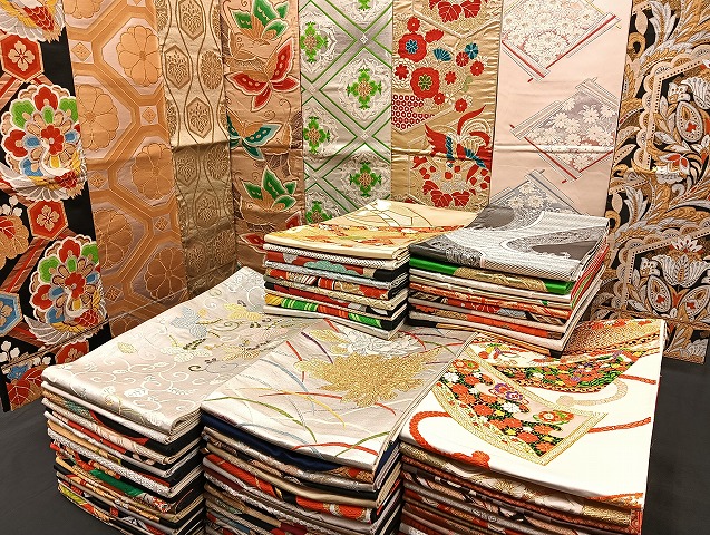 平和屋着物■袋帯 西陣 まとめて100点 鳳凰 鶴 孔雀 蝶 更紗 花柄 正倉院 楽器 駒刺繍 金銀糸 着用可能多数 未使用品あり 全て正絹 mmm984