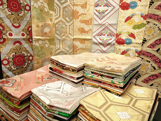 平和屋本店■袋帯 西陣 まとめて100点 鳳凰 向かい鶴 花柄 宝相華 佐賀錦 金銀糸 など 着用可能多数 未使用品あり 全て正絹 se3836