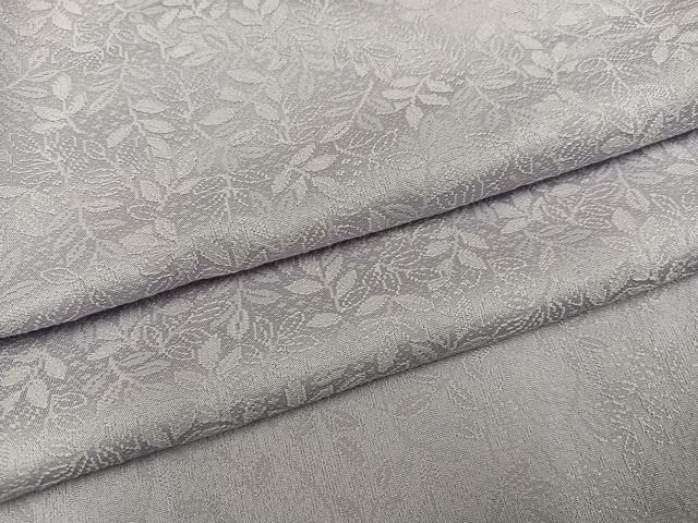 平和屋着物●上質な色無地　草木地紋　霞色　正絹　逸品　AABE5852ph