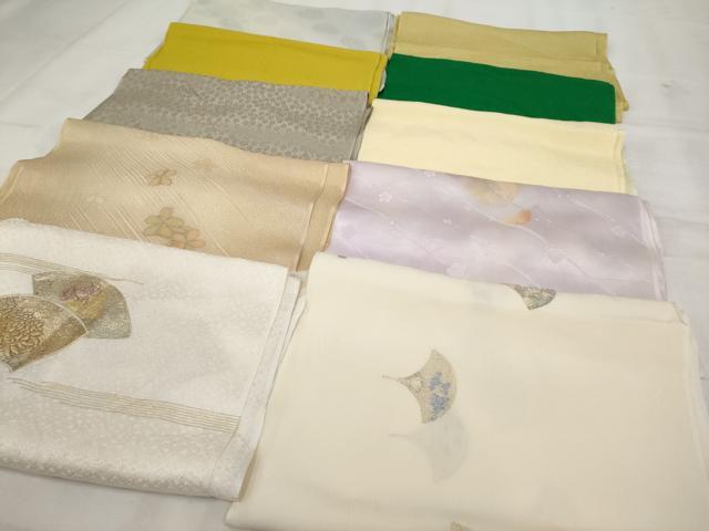 平和屋着物★和装小物　上質な帯揚げ　10枚セット　逸品　AAAO1343ps