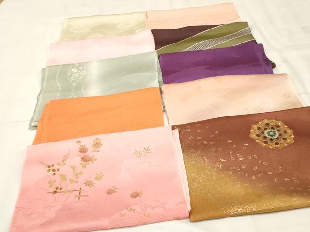 平和屋着物★和装小物　上質な帯揚げ　10枚セット　未使用品多数　逸品　AAAO1705ps