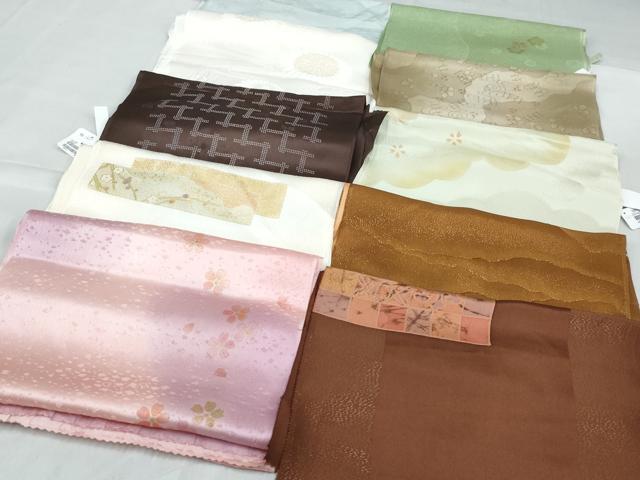 平和屋着物★和装小物　上質な帯揚げ　10枚セット　逸品　AAAO7926ps