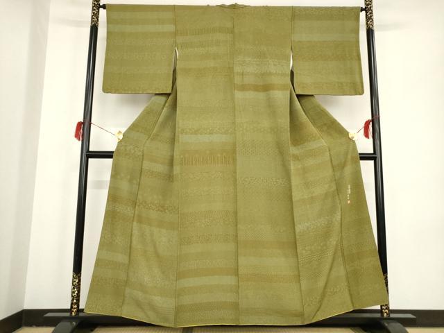 平和屋着物■江戸小紋　伝統工芸士　染谷梅治　百柄　正絹　逸品　AAAP8603ma