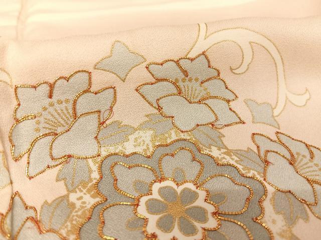 平和屋着物□訪問着 刺繍 正倉院花鳥文 金彩 正絹 逸品 CAAS1395xe