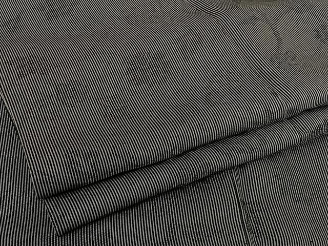 平和屋着物●江戸小紋　花唐草文　万筋　正絹　逸品　AAAQ0758np