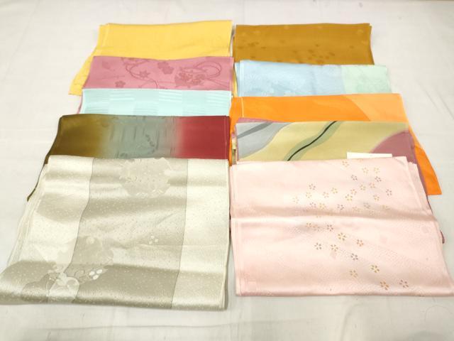 平和屋着物☆和装小物 上質な帯揚げ 10枚セット 逸品 CAAN0918xi