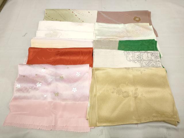 平和屋着物★和装小物　上質な帯揚げ　10枚セット　逸品　AAAR6172ps