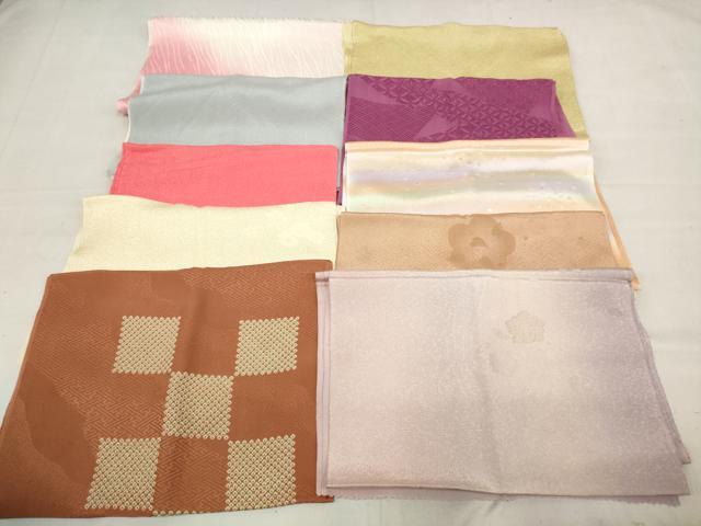 平和屋着物★和装小物　上質な帯揚げ　10枚セット　逸品　AAAR6173ps