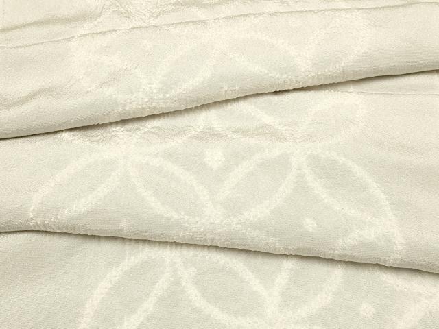 平和屋着物●和装小物　紋彩苑 種田　帯揚げ　絞り　七宝文様　日本製　逸品　未使用　AAAR6689ay