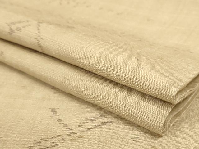 平和屋着物▽上質な紬 　単衣　トンボ 　正絹　逸品　未使用　AAAS3078iu