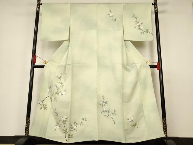 平和屋着物●紬　訪問着　木目絞り　西武百貨店扱い　正絹　逸品　AAAU0167np 平和屋着物○紬 訪問着 木目絞り 西武百貨店扱い 正絹 逸品 AAAU0167np