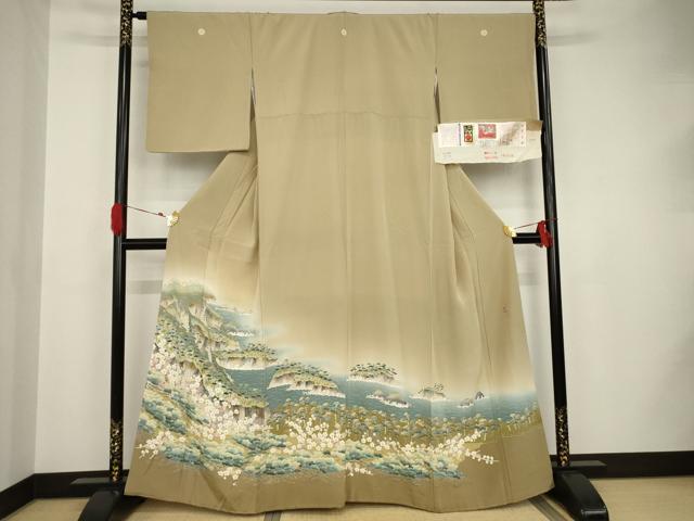 平和屋着物●本加賀友禅作家　南野萌仙　色留袖　海風　反端付き　正絹　逸品　AAAS6708ck